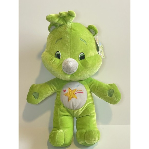 Care Bears | Toys | Care Bear Oopsy Bear Bright Green Shooting Star 207 3 Plush Stuffed Animal ...